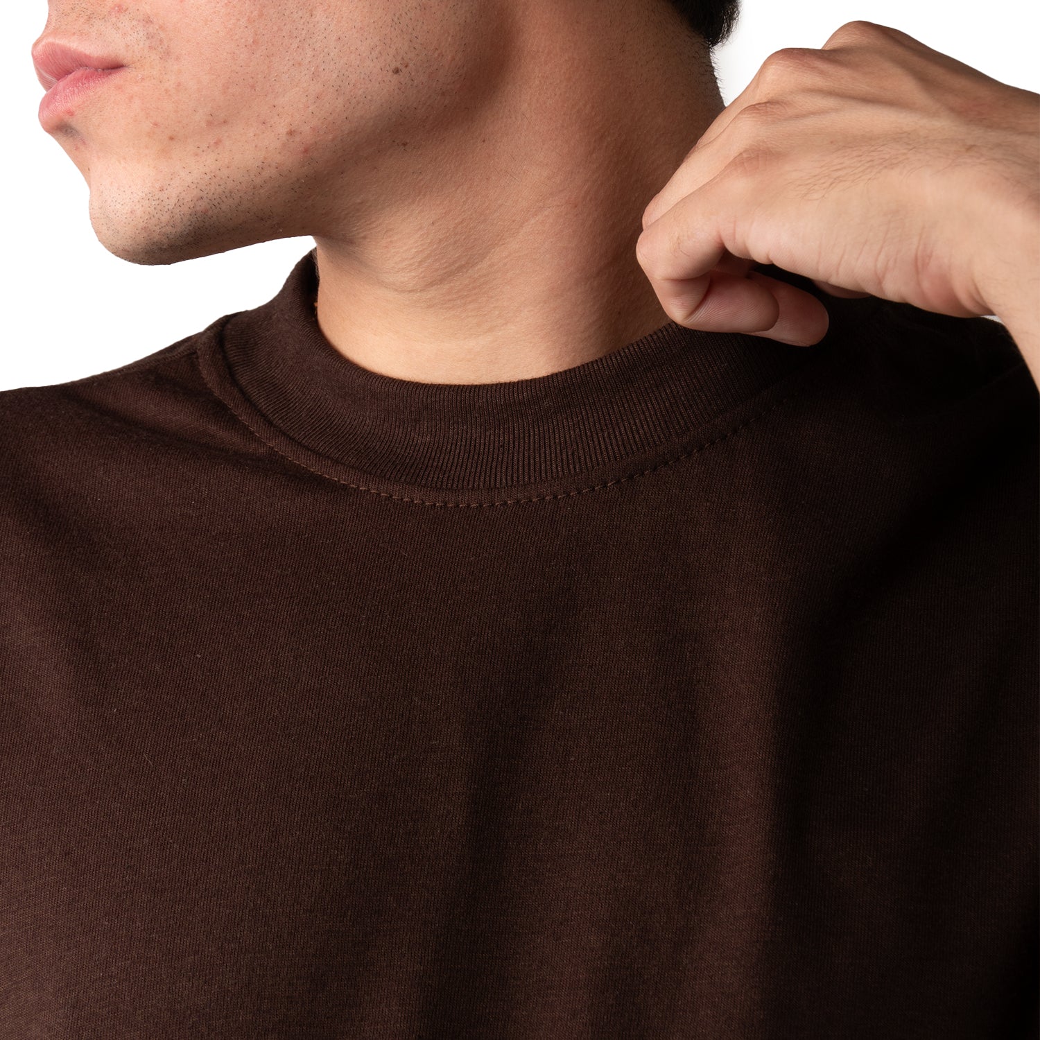 Playera Oversize Café – Punto Fino