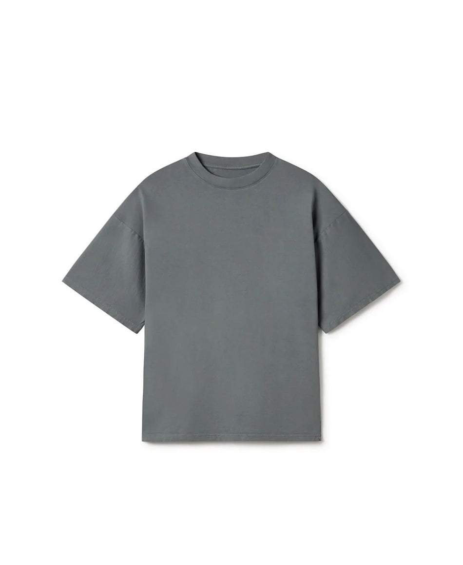 Playera Oversize Gris - Punto Fino
